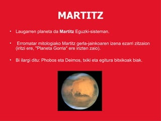 Zortzi planetak | PPT