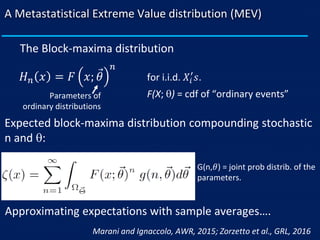 Metastatistical Extreme Value distributions | PPT