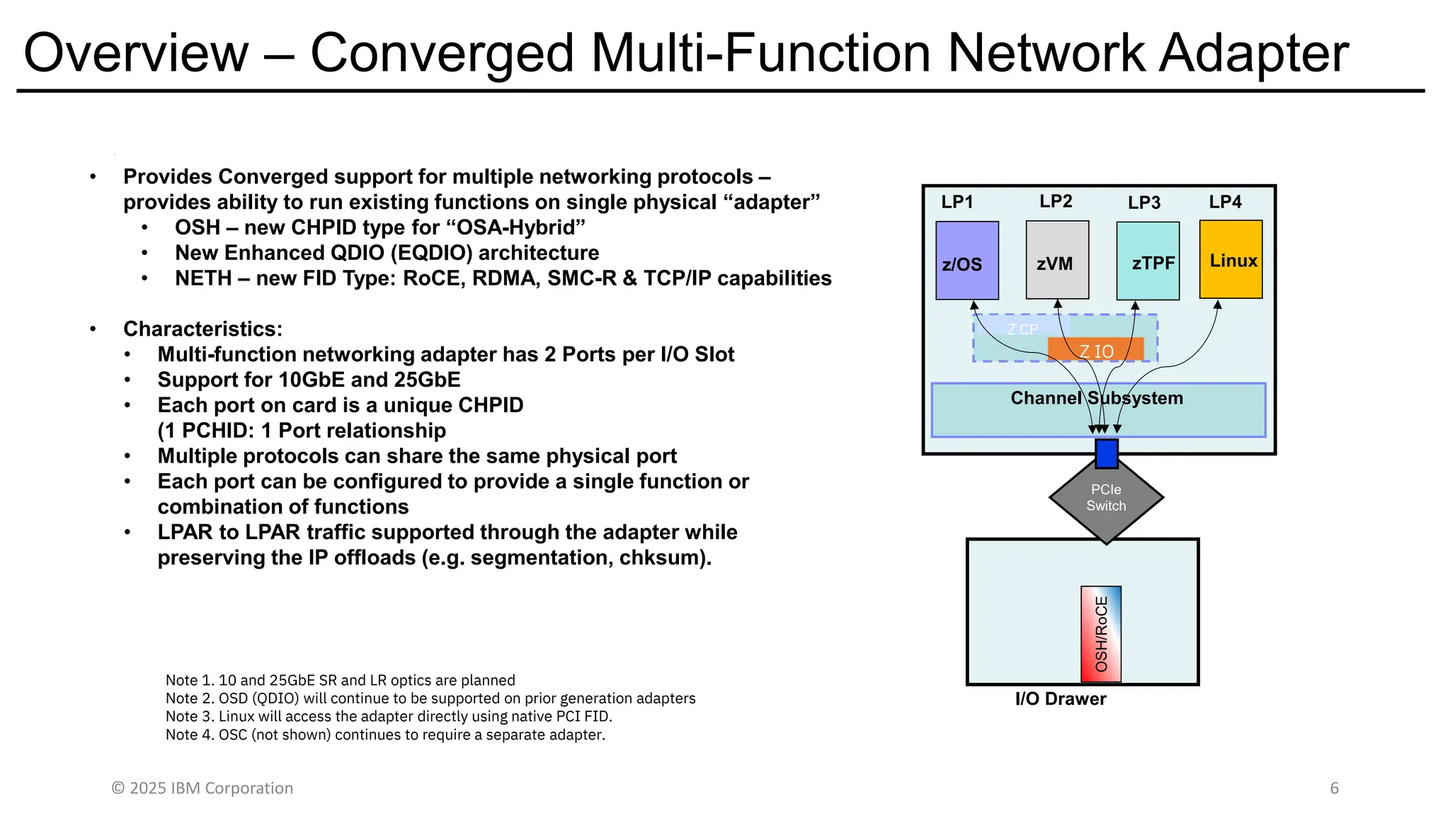 zOS CommServer support for the Network Express feature on z17 | PDF