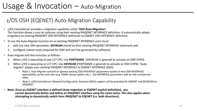 zOS CommServer support for the Network Express feature on z17 | PDF