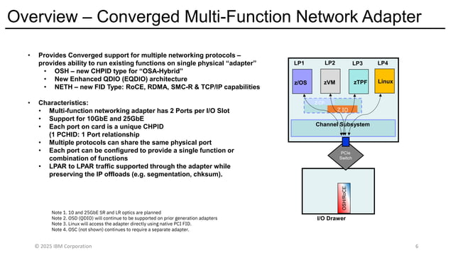zOS CommServer support for the Network Express feature on z17 | PDF