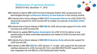 z/OS Connect Enterprise Edition V2.0.0.0 Technical Overview | PPTX