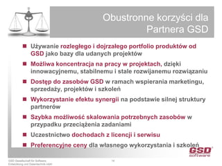 Zostań partnerem gsd software | PPTX