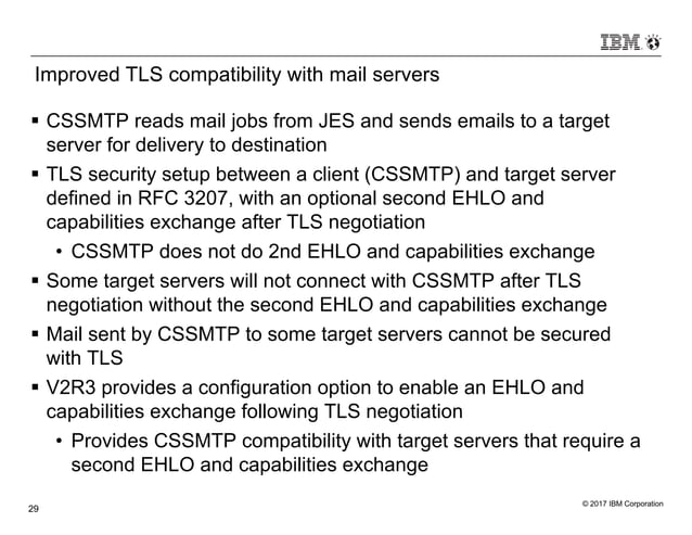 z/OS V2R3 Communications Server Content Preview | PPT