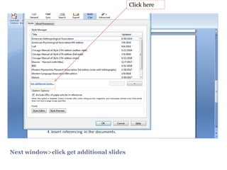 Zotero: Step by step guide | PPTX