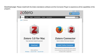 Zotero : Personal Research Assistant | PPTX | Desktop Publishing | Computer Software and ...