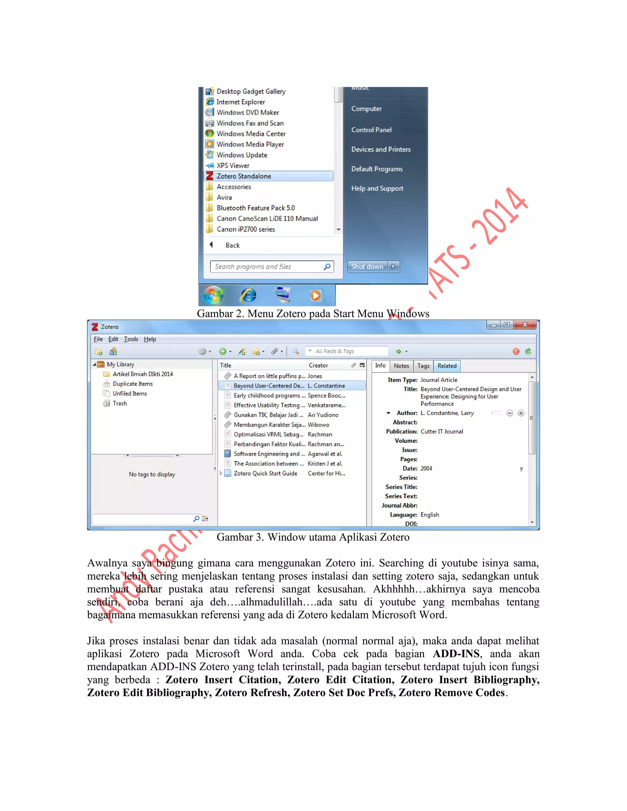 Zotero reference manager | PDF