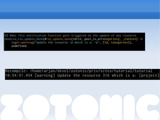 Zotonic tutorial EUC 2013 | PDF