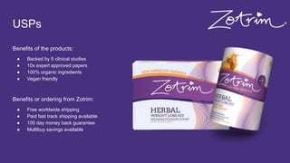 Zotrim brand promotional guide | PPT