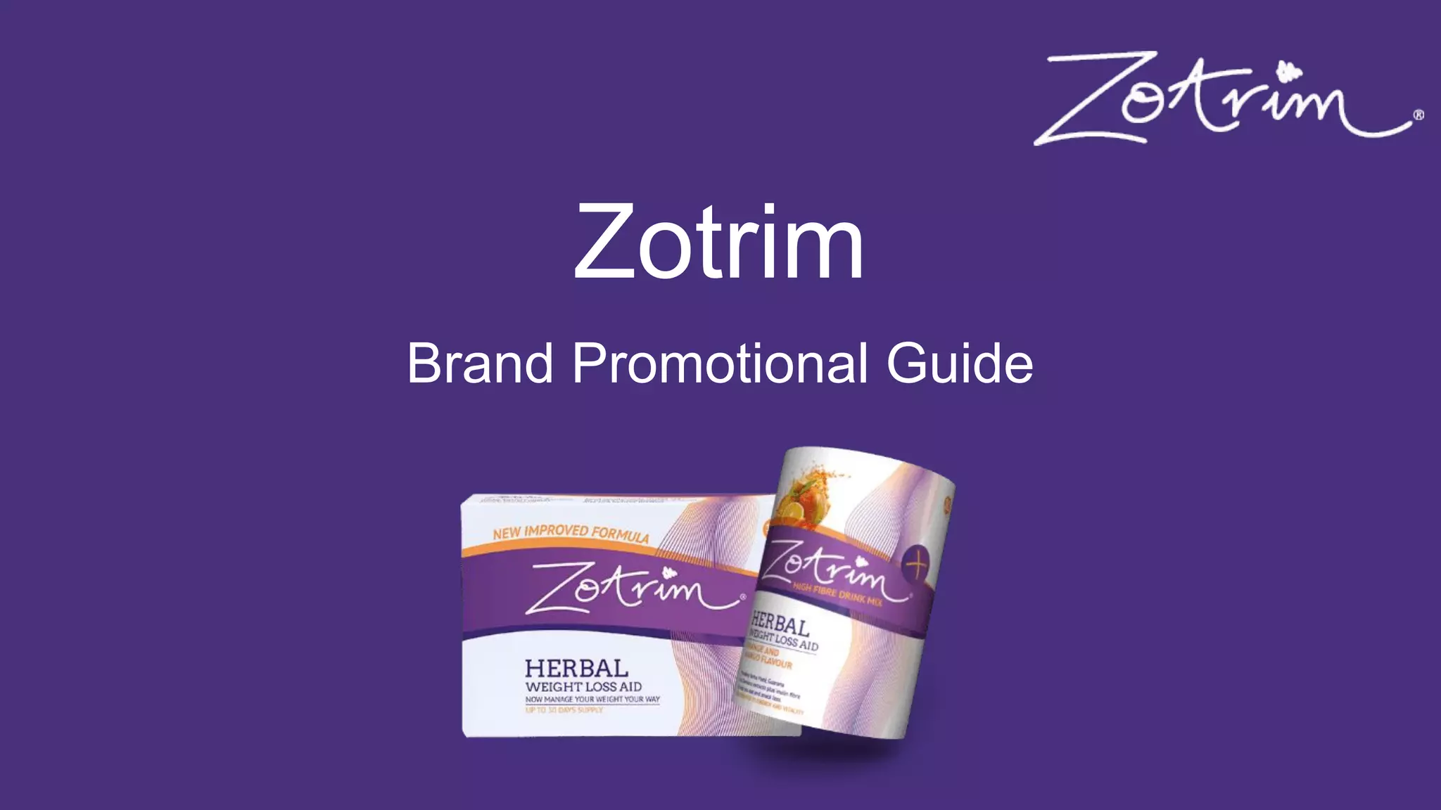 Zotrim brand promotional guide | PPT