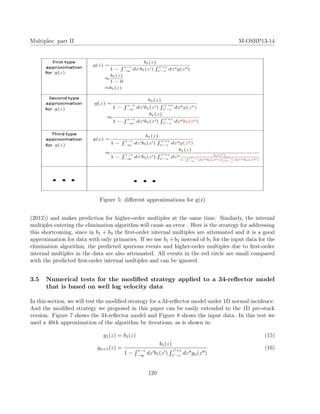 The internal-multiple elimination algorithm for all first-order internal multiplesy generated ...