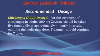 Zovirax (Aciclovir Tablets) | PDF | Infectious Diseases | Diseases and ...