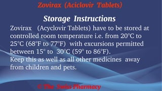 Zovirax (Aciclovir Tablets) | PDF