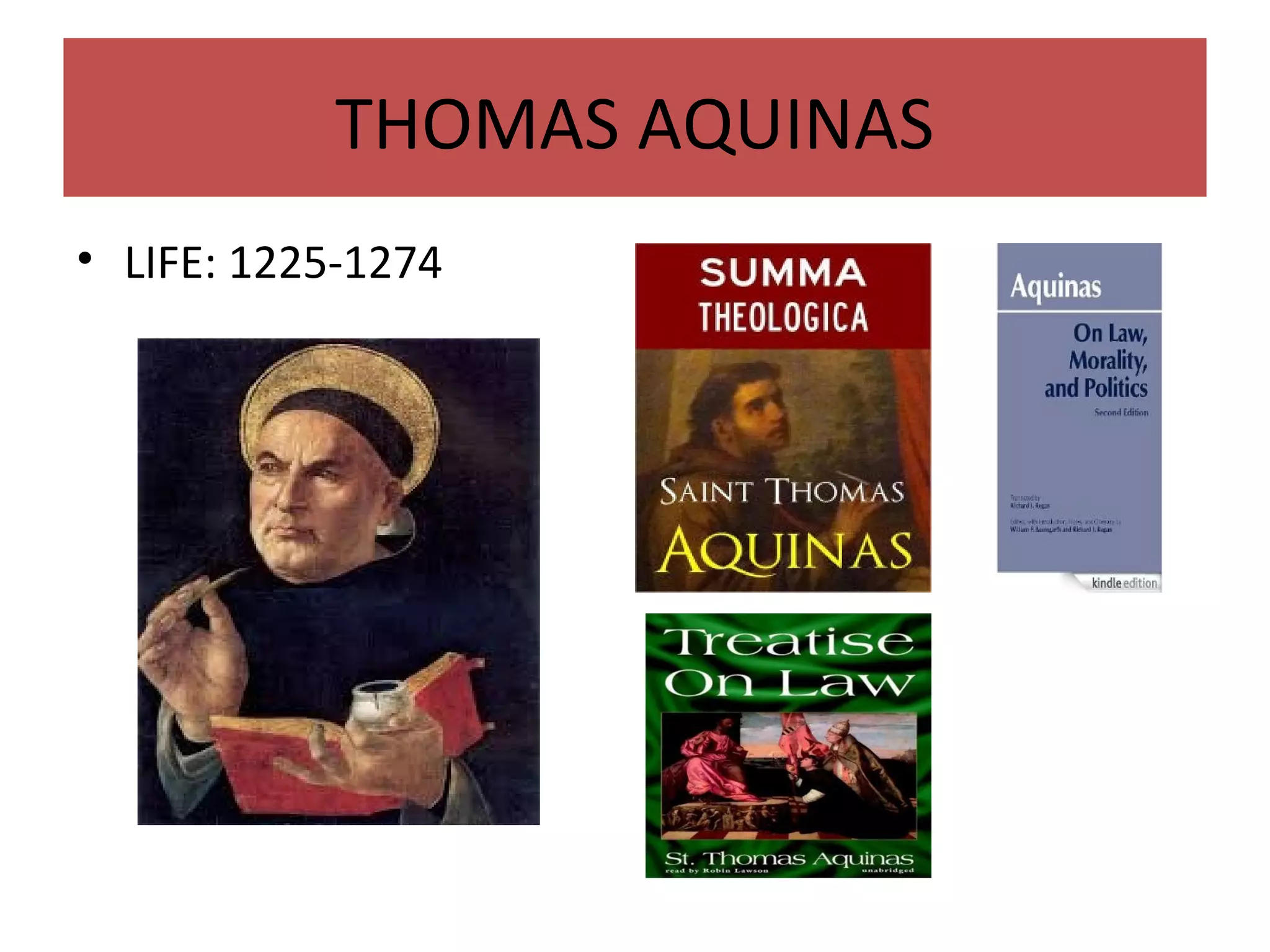 Topic 8 - Thomas Aquinas | PPT