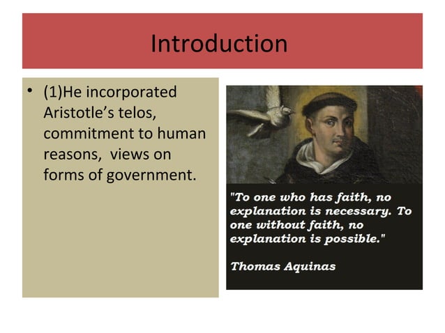 Topic 8 - Thomas Aquinas | PPT