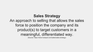 Sales strategy development | PDF
