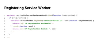 "Service Worker: Let Your Web App Feel Like a Native " | PDF | Web ...