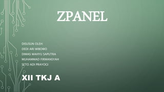 Tugas Presentasi Zpanel | PPT