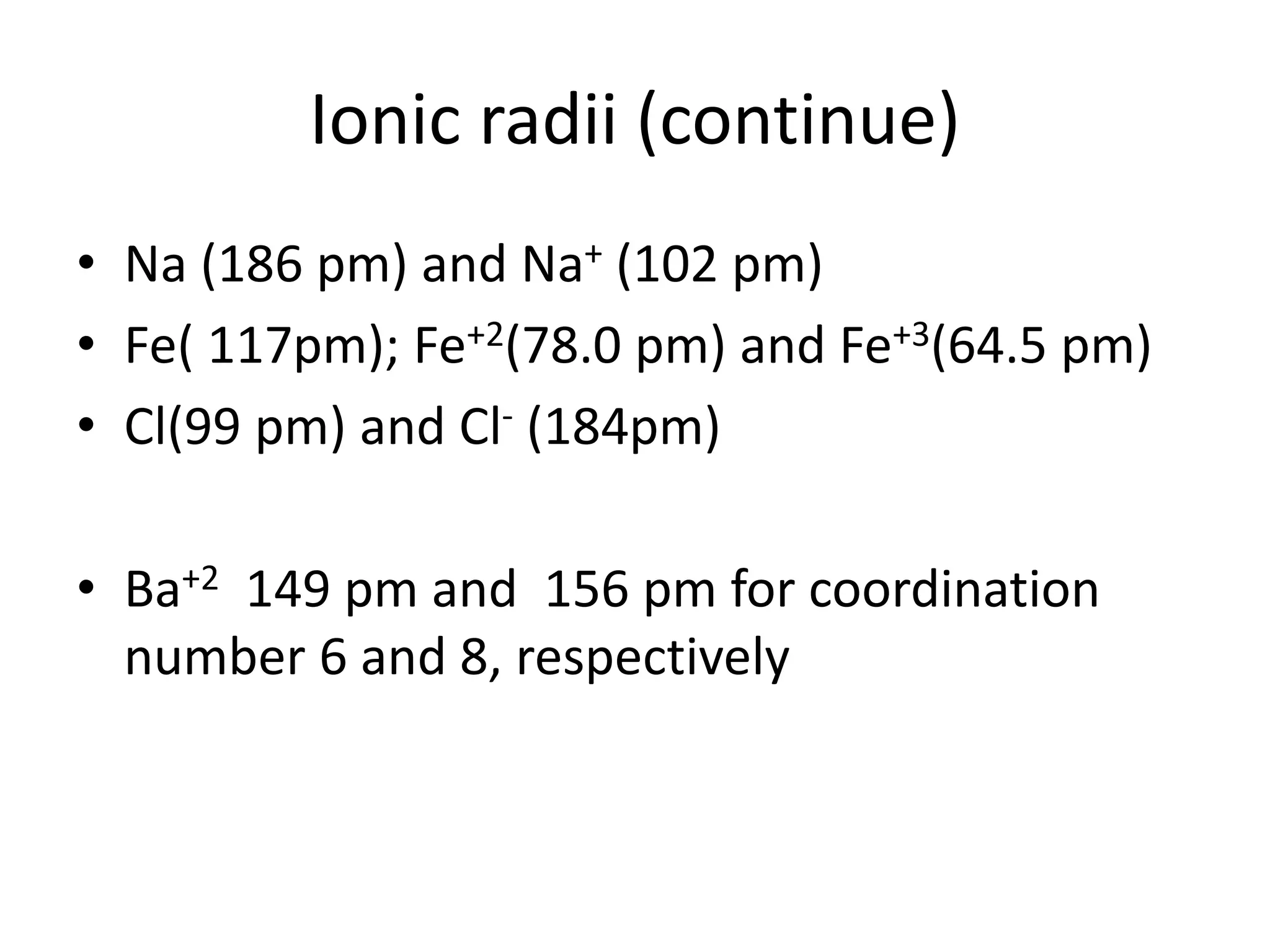 Ionic radii and covalent radii | PPTX