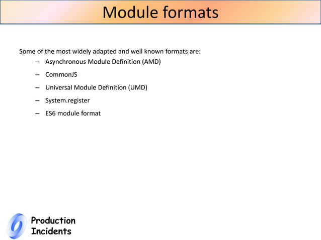 Javascript Module Loaders Ppt