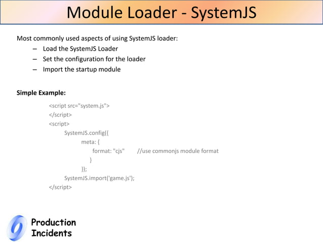 JavaScript Module Loaders | PPT