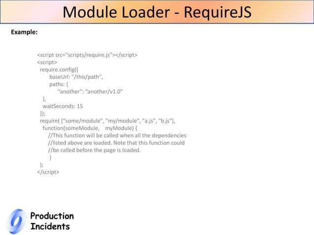 JavaScript Module Loaders | PPT