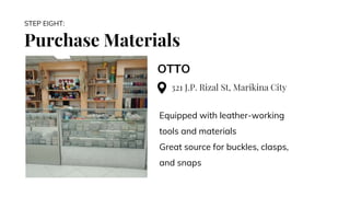 Leather Bag Making Process | PPTX