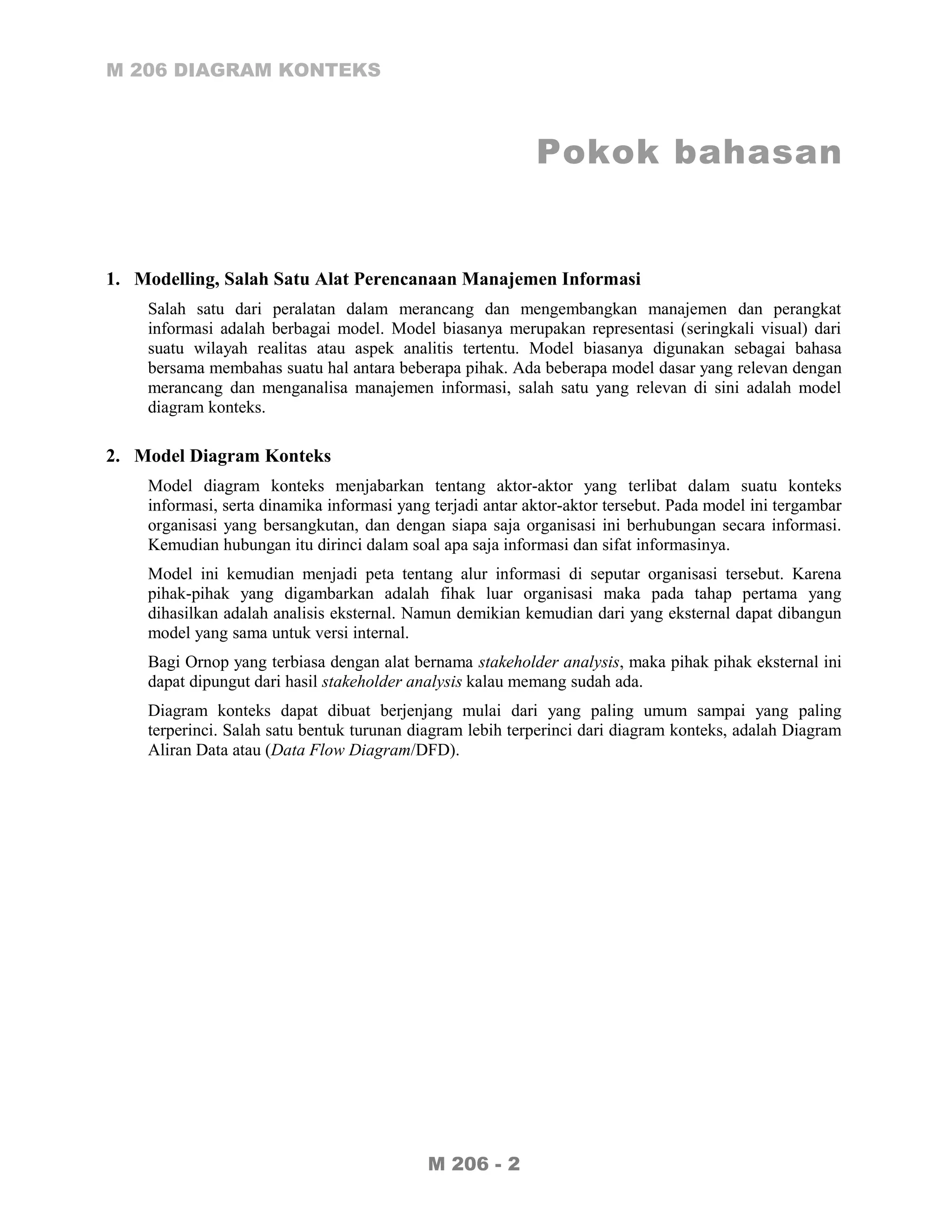 Zpm206 diagram konteks bag 1 | PDF