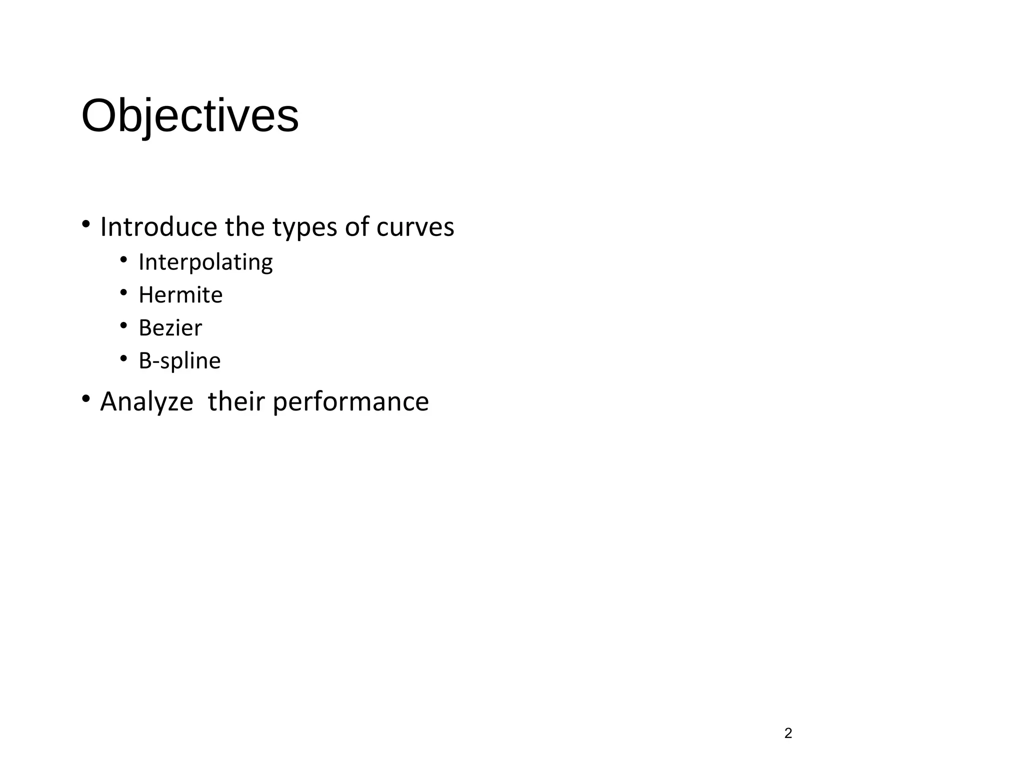 Designing Parametric cubic Curves | PPT
