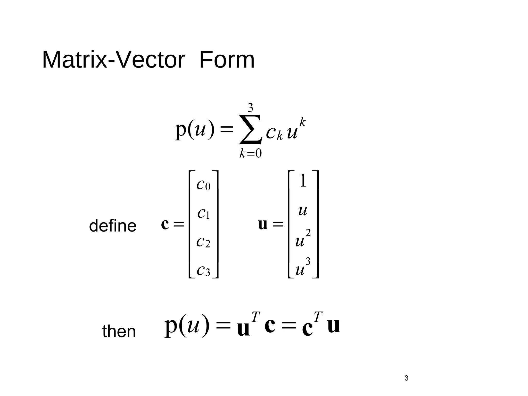 Designing Parametric cubic Curves | PPT