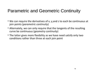 Designing Parametric cubic Curves | PPT