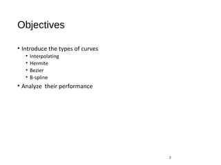 Designing Parametric cubic Curves | PPT