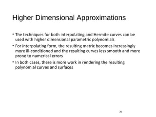 Designing Parametric cubic Curves | PPT