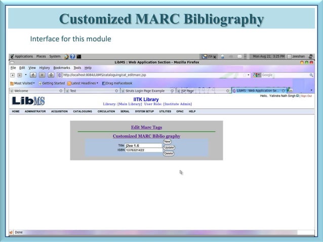 presentation on MARC21 Standard Bibliography for LibMS | PPTX ...