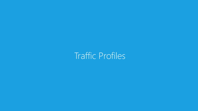 Traffic profiles, congestion and network performance | PPTX