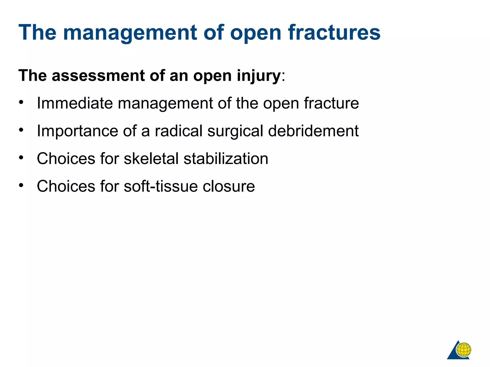 Open fractures | PPT