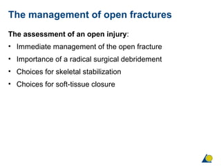 Open fractures | PPT