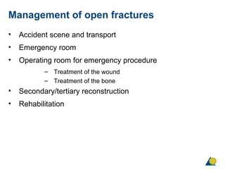 Open fractures | PPT