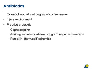 Open fractures | PPT