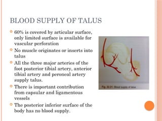 TALUS_treatment options alsoFRACTURES.pptx