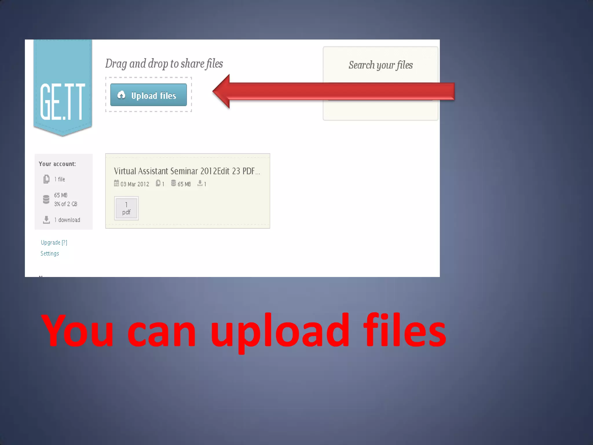 Amiel pangilinan how to use ge.tt