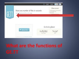 Amiel pangilinan how to use ge.tt