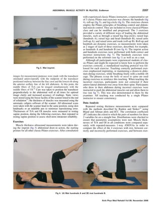 Transversus abdominis and obliquus internus activity during pilates ...