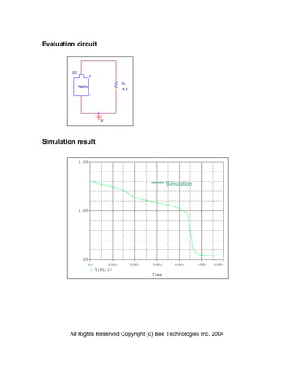 SPICE MODEL of ZR6DC_RL=8.2(Ohm) in SPICE PARK | PDF | Science