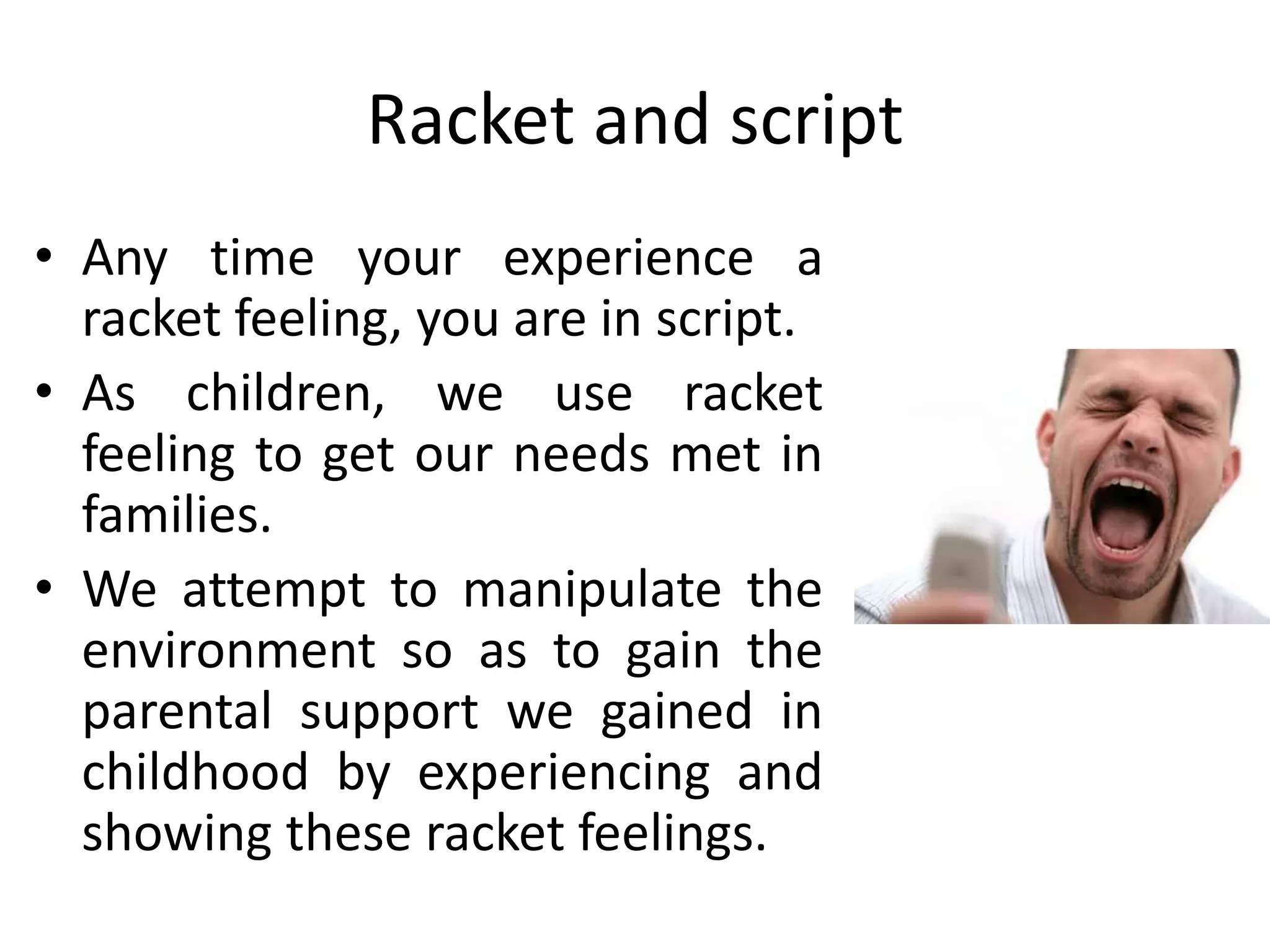 Racket analysis - Transactional Analysis - Manu Melwin Joy | PPTX