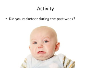 Racket analysis - Transactional Analysis - Manu Melwin Joy | PPTX