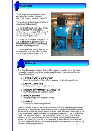 Ram Pump Brochure - Latham International | PDF