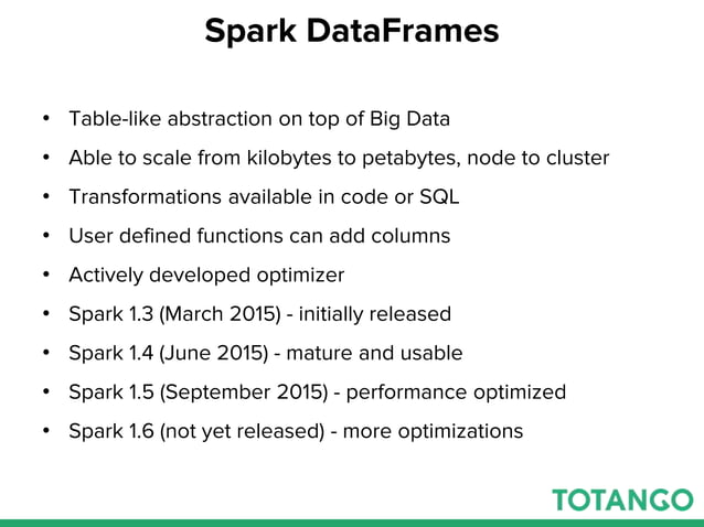 Multi dimension aggregations using spark and dataframes | PPTX