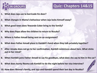 Purple-Hibiscus---Week-5.ppt | Poetry | Books and Literature