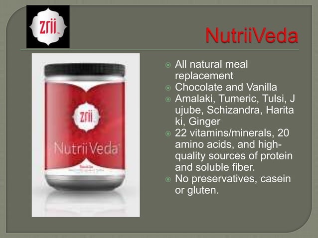 Zrii Presentation | PPT